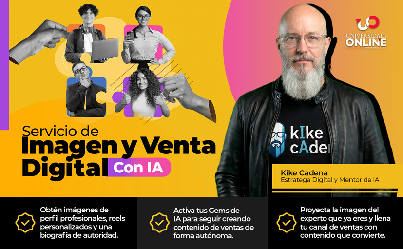 Servicio de Imagen y Venta Digital con IA - Universidad.Online®